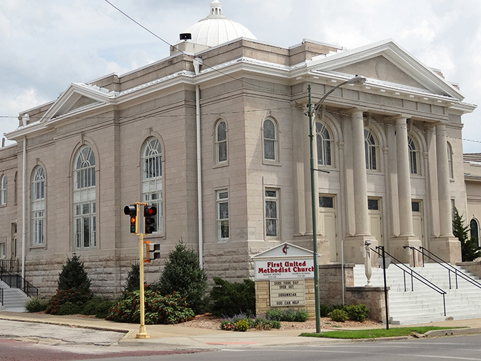 This Methodist church isn't just architectural eye candy &ndash; it's been the spiritual home for generations of Fort Scott families through thick and thin.