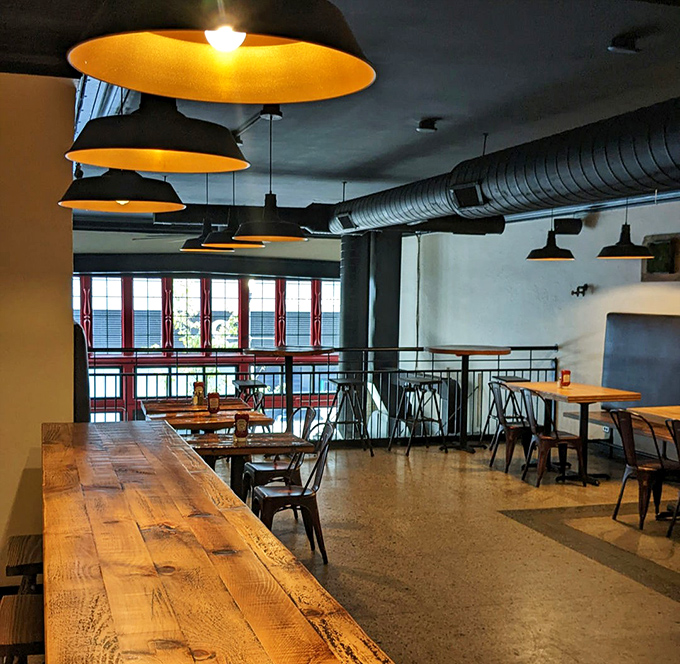 The wall of framed pop culture icons watches over diners like old friends, creating conversation starters for first dates and longtime regulars alike.