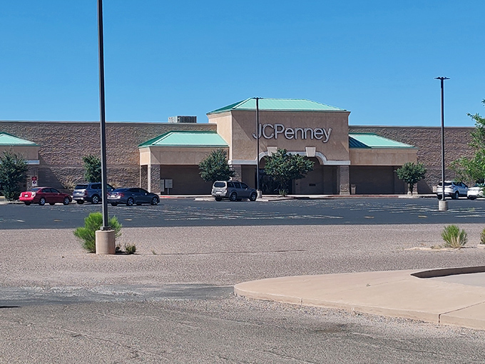 Even JCPenney feels more charming in Douglas, where big-box retail adapts to the town's distinctive Southwestern character.