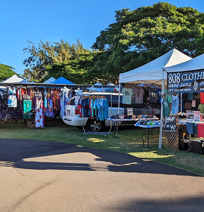 The Maui Swap Meet transforms ordinary parking lots into treasure hunts, where one person's castoffs become another's perfect souvenir.