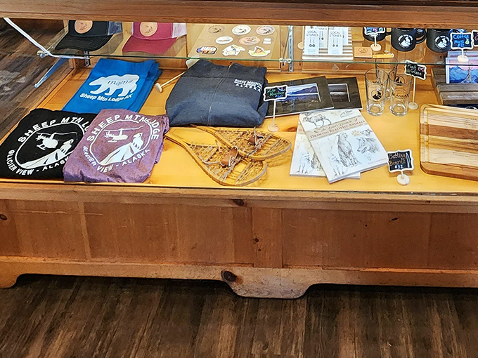 Take home more than memories&mdash;Sheep Mountain Lodge merch lets you brag about your Alaskan culinary adventures without saying a word.