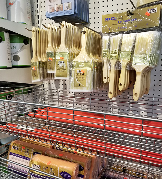 Paint brush bonanza! The artist's tools without the artist's budget&mdash;each one a magic wand for home transformation.