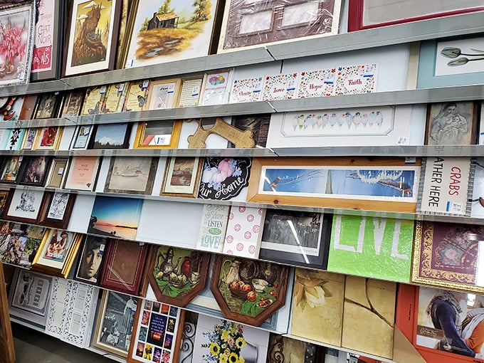 Wall art galore! From kitschy classics to hidden masterpieces, these frames hold the potential to transform your blank walls forever.