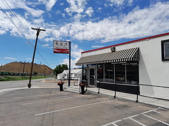 R&A Market's classic awning and unassuming exterior hide delicious deli treasures within. Small-town markets: where everybody knows your sandwich order.