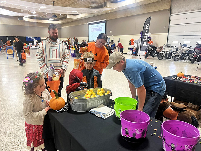 Community thrives at Seward's seasonal events, where families gather around activity tables that bring neighbors together through shared experiences.