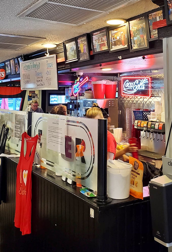 Where the magic happens&mdash;the counter where coffee flows freely and servers remember your order before you've even decided what you want.