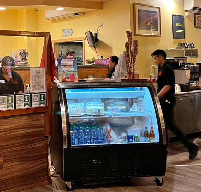 Where the magic happens. These folks could probably flip pancakes blindfolded by now, and we'd still applaud every time.