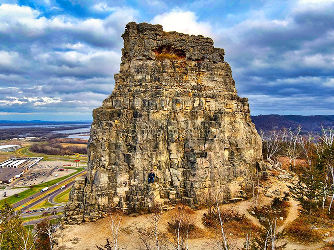 Sugar Loaf Bluff stands like nature's monument to geological patience, offering hikers breathtaking rewards for moderate effort.