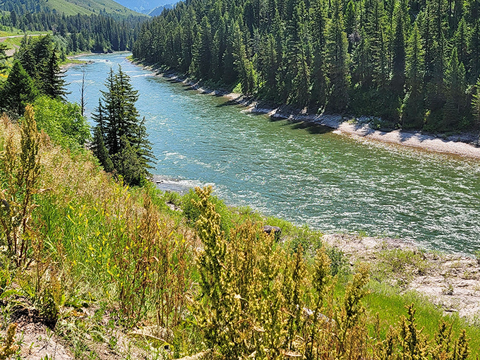 The Taco Hole Kayak Access offers river entry where paddlers launch into adventures that'll make landlubbers seriously jealous.