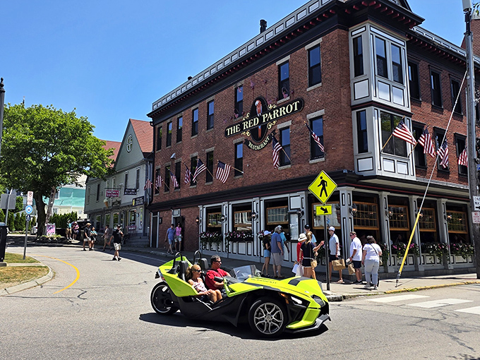 The Red Parrot serves up local flavor with a side of people-watching. Nothing says "vacation mode activated" like dining while exotic cars cruise by.