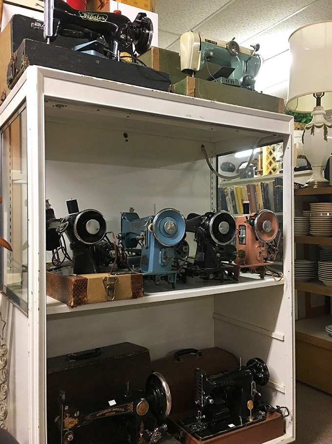 Mechanical time capsules that stitched together both fabric and family histories. Each carries the fingerprints of countless creations.