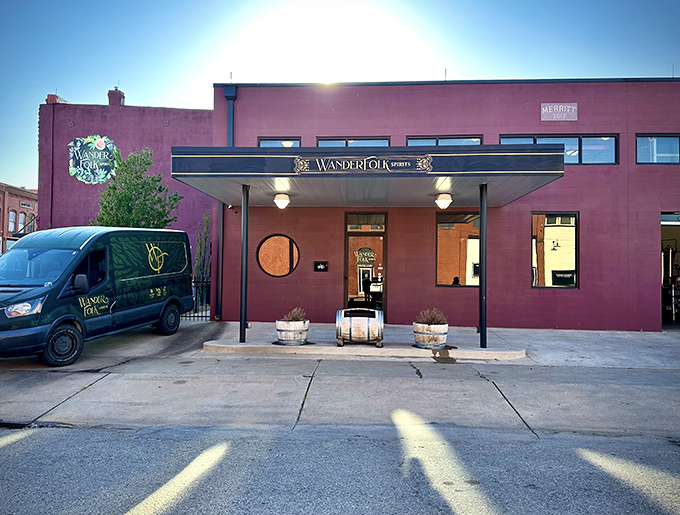 WanderFolk Distillery brings craft spirits to historic Guthrie, where modern libations meet Victorian charm in perfect harmony.