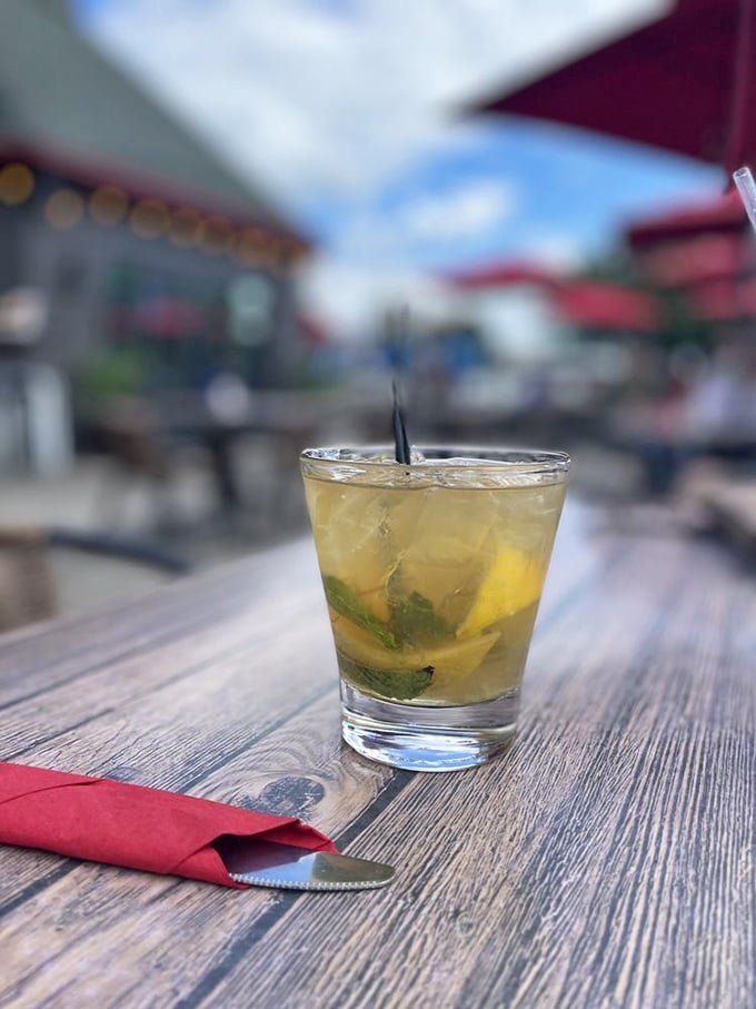 This isn't just a cocktail, it's summer in a glass. Mint and citrus playing together like old friends at a reunion.