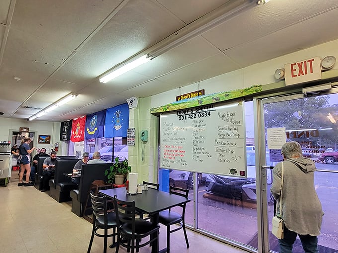 The whiteboard specials change daily, but the warm welcome and hearty portions remain delightfully consistent.