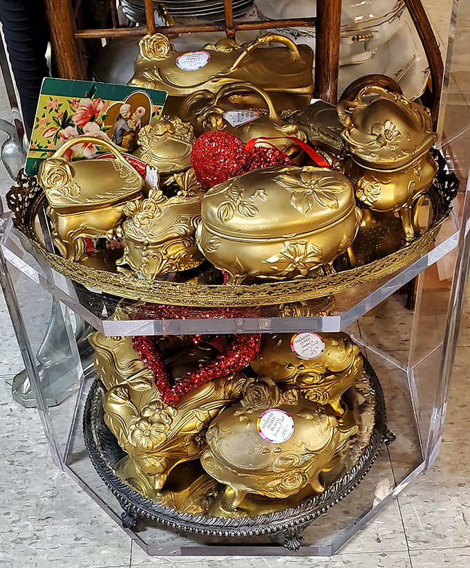 These golden vessels aren't just decorative containers&mdash;they're what your grandmother's china cabinet aspires to be when it grows up.