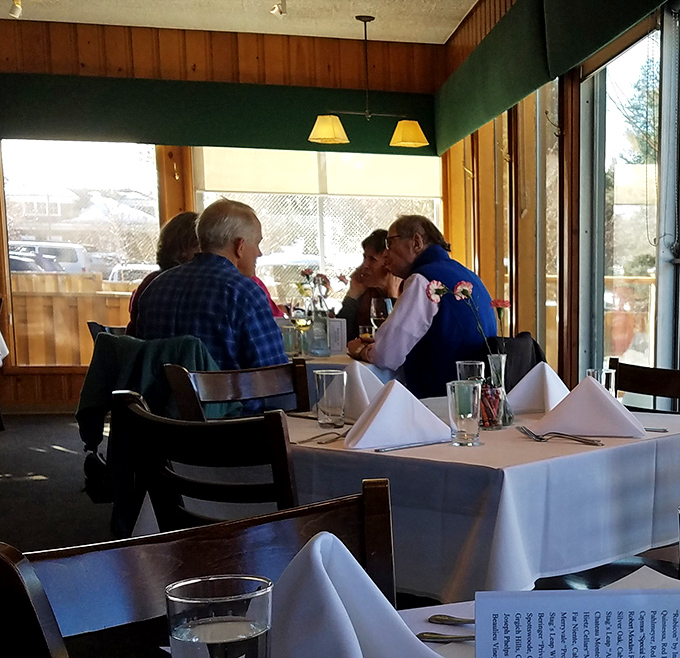 The best tables aren't just about the food &ndash; they're about the company and the sunlight streaming through windows framing the Deschutes River.