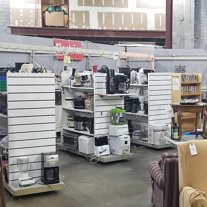 Kitchen appliance alley! Where coffee makers, blenders and toasters get their second chance at making your morning routine easier.