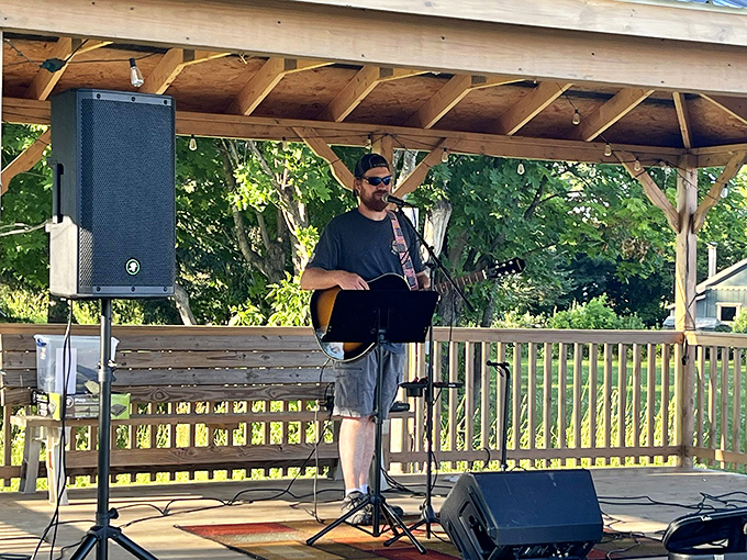 Live music under summer skies&mdash;small town entertainment at its finest. This gazebo transforms into the cultural heart of Van Buren during warm weather months.
