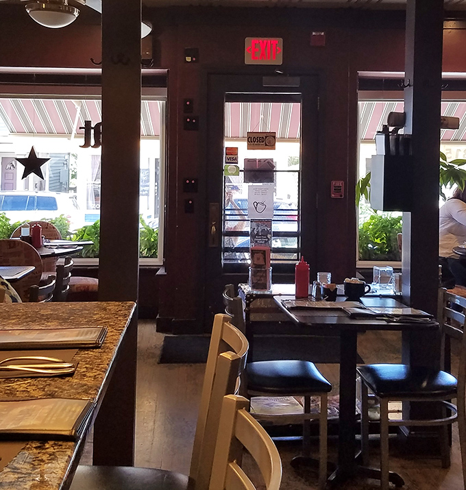 Even the exit feels welcoming, as if saying, "Come back soon&mdash;we'll have more delicious reasons waiting for you."