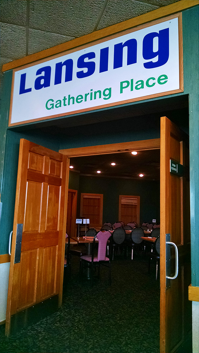 "Lansing Gathering Place" says it all&mdash;this isn't just a restaurant, it's a community hub where appetites and conversations flow freely.