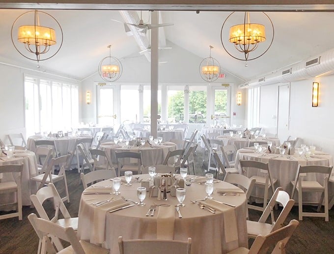 An event space that's witnessed more proposals than a corporate boardroom. Those elegant chandeliers have seen things&mdash;mostly happy tears and champagne toasts.