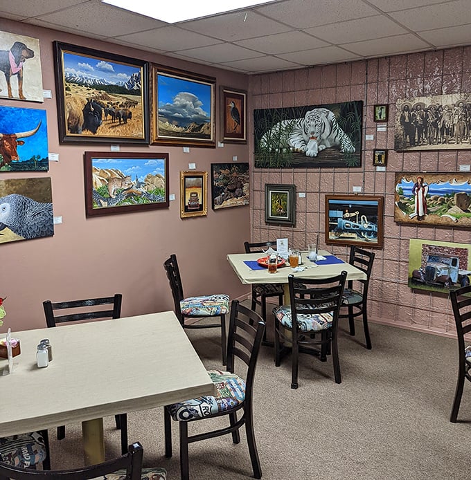 Every inch of wall space tells a story. Dining here feels like being invited to someone's well-loved home&mdash;if that home had exceptional enchiladas.