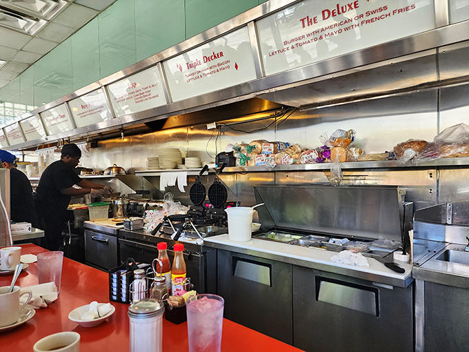 Behind every great diner is a kitchen ballet of spatulas, sizzling grills, and short-order wizardry.