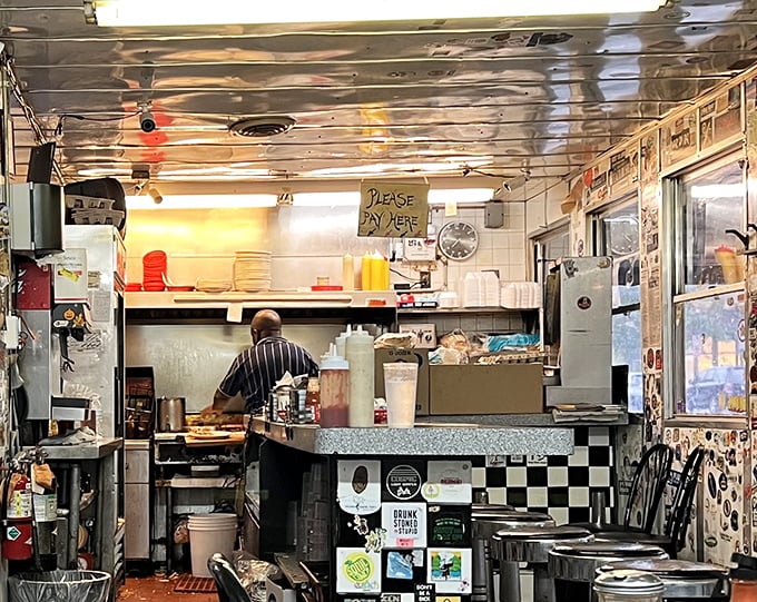 The beating heart of the operation &ndash; where short-order magic happens at lightning speed under the watchful eye of seasoned grill masters.