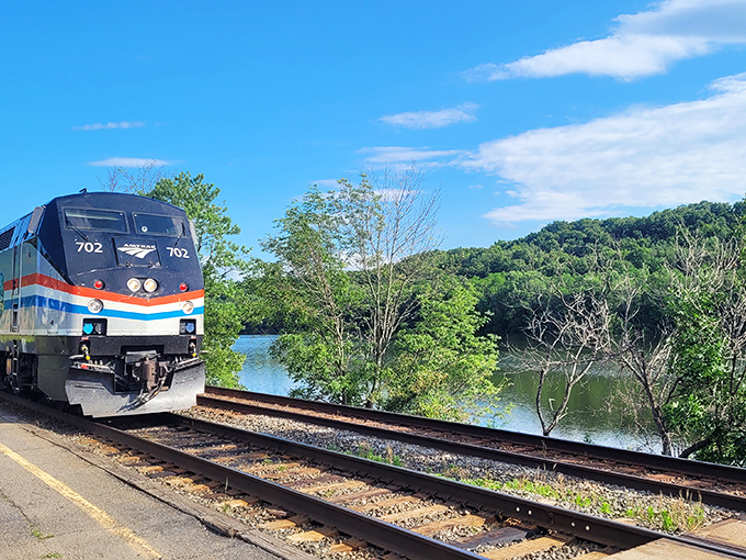 Trading the city skyline for river views and historic charm. There’s something special about a town where the train drops you right into the heart of the story.
