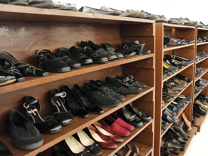Footwear finds organized with surprising precision &ndash; where your next favorite pair of shoes is hiding in plain sight.