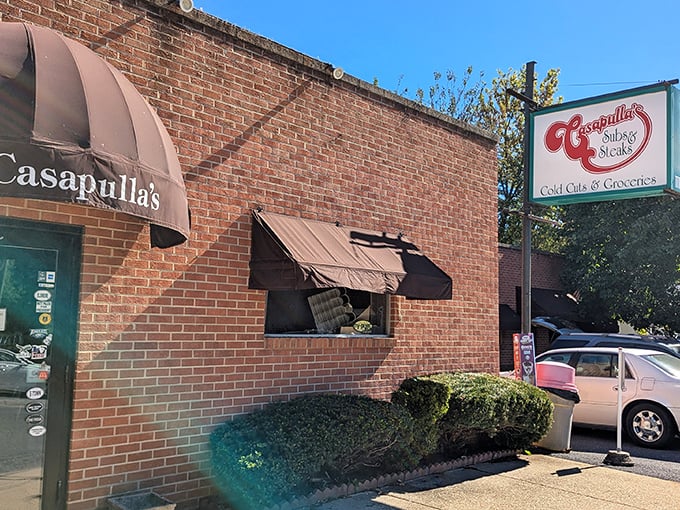 Casapulla's original location wears its brick exterior like a badge of honor, having launched a Delaware sandwich dynasty.