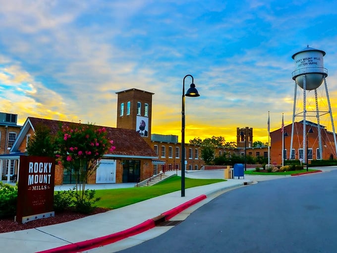 Rocky Mount's old mill buildings now buzz with new life, proving that reinvention can be beautiful at any age.