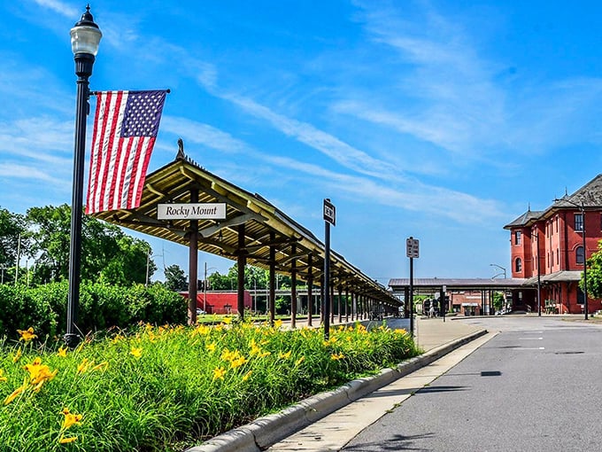 The old train depot stands as a testament to Rocky Mount's rich history and its bright future ahead.