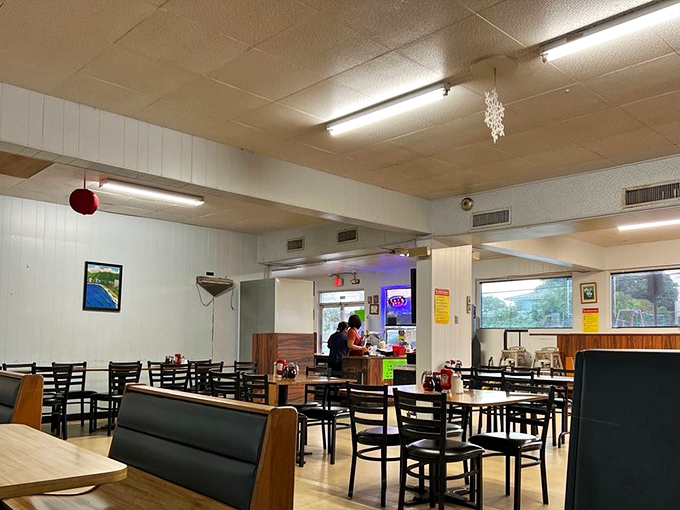 No designer lighting or Instagram-ready decor here—just clean, well-lit spaces where the food takes center stage.