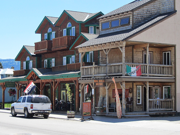 Big Hole Music brings mountain charm to three stories, proving good things come in packages taller than they are wide.