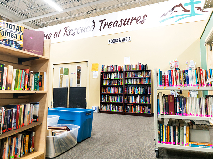 The book section offers literary adventures at pocket-change prices &ndash; a library card might be cheaper, but you can't scribble in the margins.