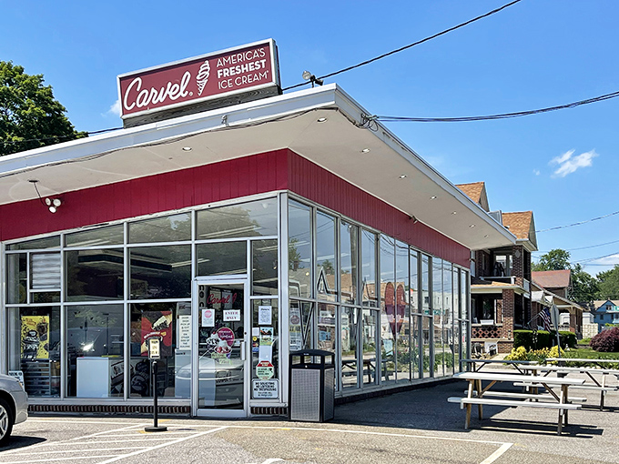 Carvel ice cream&mdash;where "just a small cone" becomes a weekly tradition that somehow never makes it into your calorie-counting app.