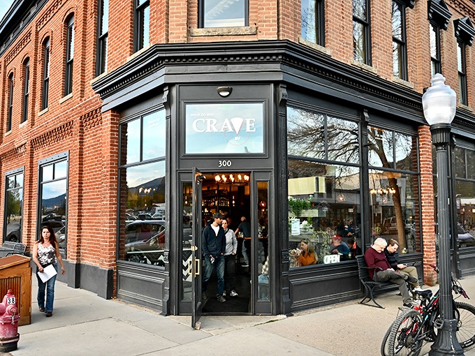 Crave's corner location makes it the perfect people-watching perch&mdash;where locals and visitors alike gather for that essential morning caffeine ritual.