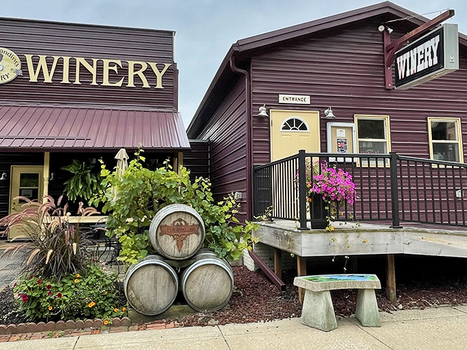 Eagles Landing Winery combines rustic charm with sophisticated sips. Those barrels aren't just for show&mdash;they're part of the magic.