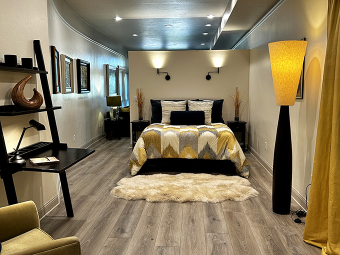 This isn't just a hotel room &ndash; it's the kind of stylish sanctuary that makes you rethink your own bedroom decor choices back home.