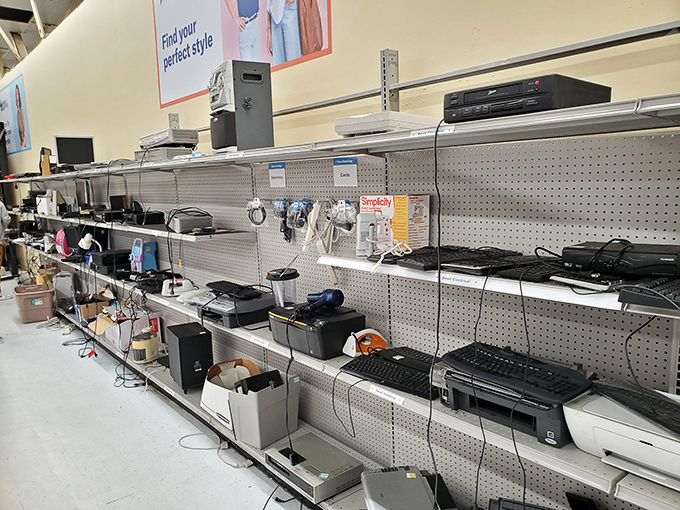 Yesterday's technology at tomorrow's never-coming prices&mdash;because that DVD player still works just fine, thank you very much.