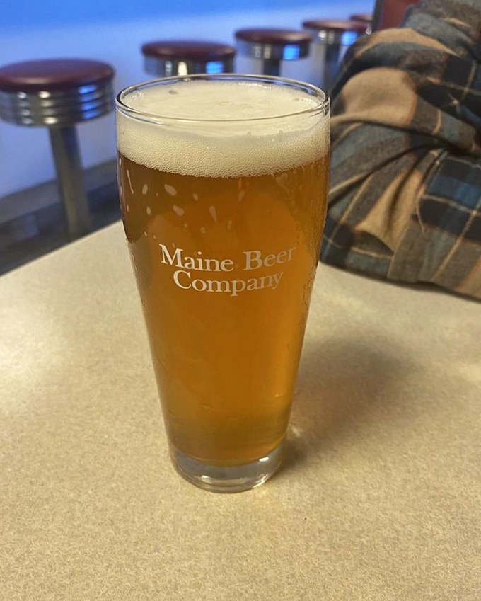 A proper pint of Maine Beer Company's finest &ndash; because sometimes breakfast calls for a different kind of brew.