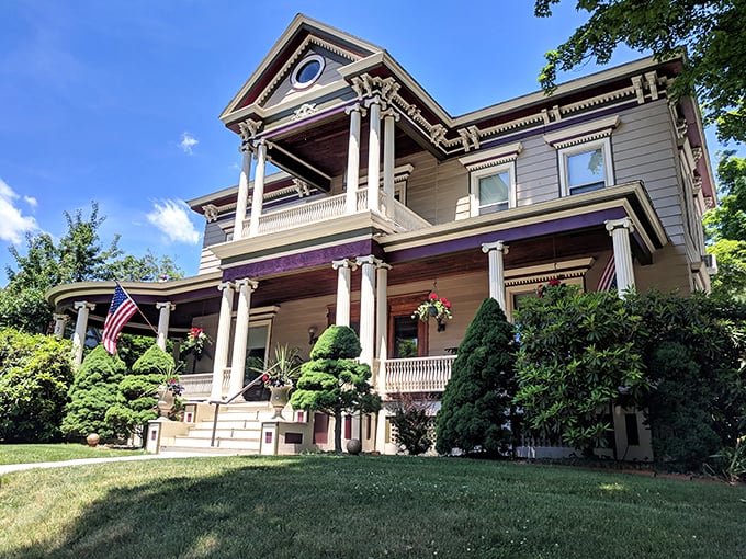 This mansion doesn't whisper about the past—it practically throws a Victorian dinner party and invites you to stay the night.