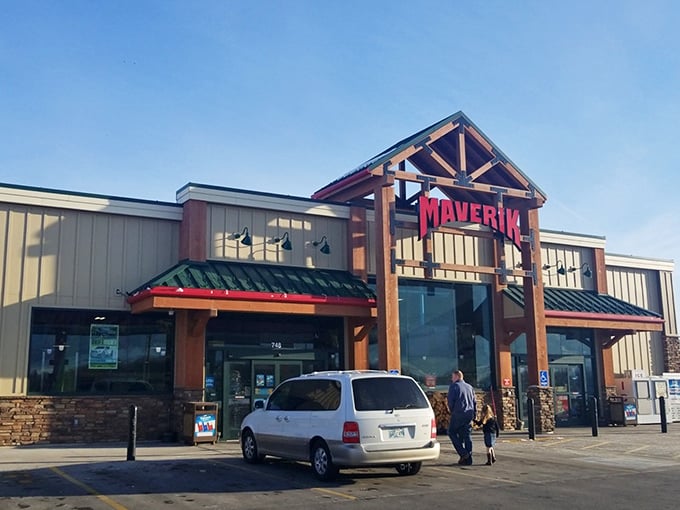 The Maverik&mdash;where gas station convenience meets mountain town charm, and road trip snacks come with spectacular views.