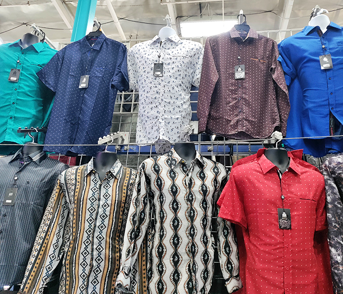 Men's fashion that spans continents and styles &ndash; from business casual to weekend warrior &ndash; all hanging in colorful harmony.