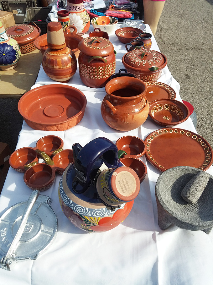 Terracotta treasures that bring Mexican kitchen warmth to Oklahoma homes&mdash;each piece practically humming with potential salsa containment.