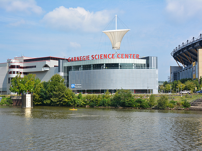 The Carnegie Science Center sits riverside, offering intellectual stimulation and grandkid-friendly exhibits with senior-friendly admission prices.