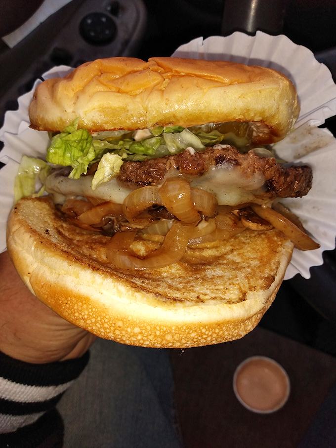 Mushrooms and beef—nature's perfect partnership. This burger showcases how simple ingredients become extraordinary in the right hands.