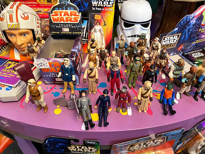 The Star Wars collection spans galaxies and generations. These aren't just toys&mdash;they're artifacts from a more civilized age.