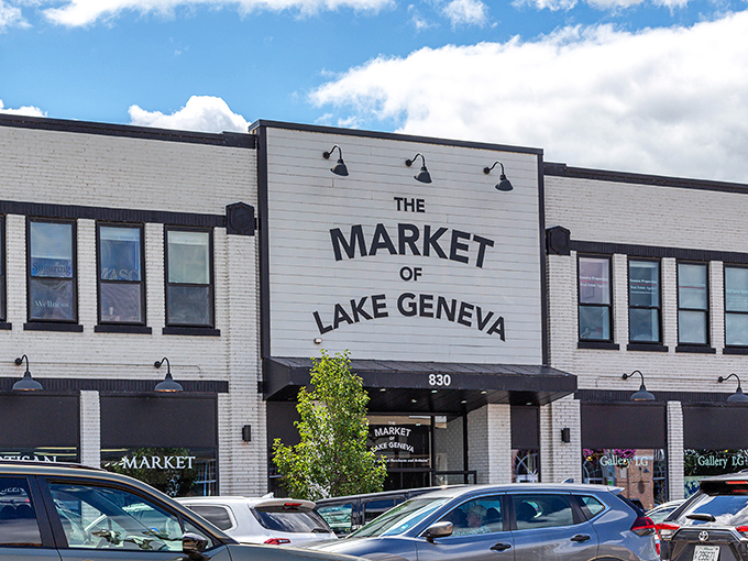 The Market of Lake Geneva offers local flavors under one roof. It's like a treasure hunt where everyone wins, especially your taste buds.